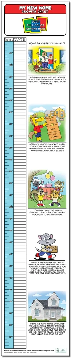 My New Home Growth Chart: A Keepsake to Cherish - Order Now!