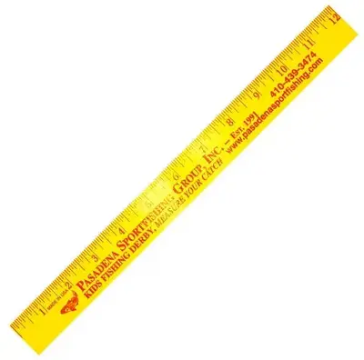 Fluorescent English Ruler with Custom Logo Options | Promotional ...