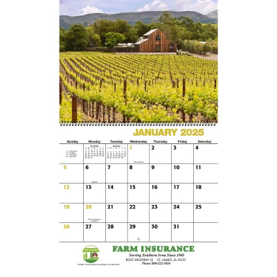 Farm Life 2025: Beautiful Wall Calendar - Order Now! | Promotional ...