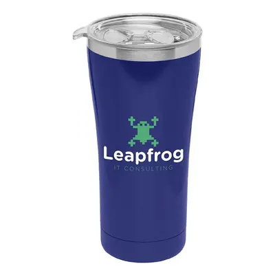 Custom Yukon 22 oz Vacuum-Insulated Travel Mug with Spill-Resistant ...