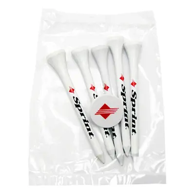 Golf Tee Poly Packet with 5 Tees & 1 Ball Marker | Promotional Product ...