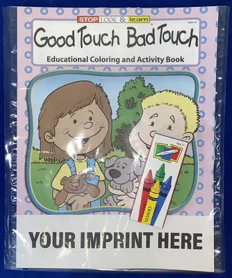 Good Touch Bad Touch Coloring Book | Promotional Product Inc ...