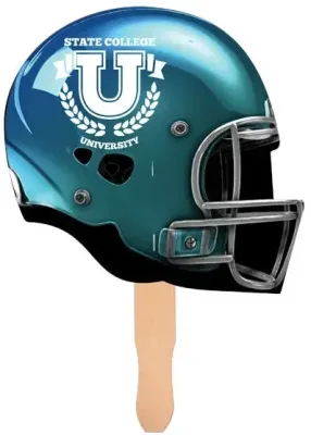 Custom Football Helmet Hand Fan