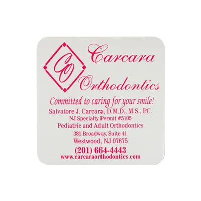 Pulp Coaster - 3.5" Square 80pt Heavyweight Pulp Board | Promotional ...