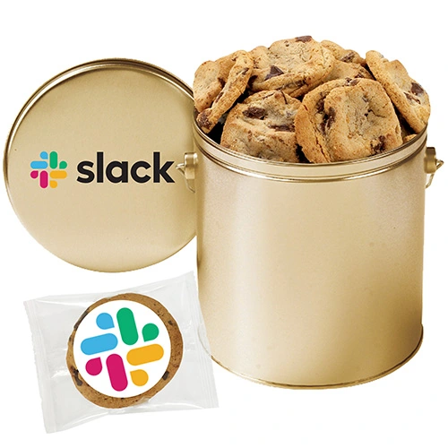 1 Gallon Gourmet Cookie Assortment Tin | Promotional Product Inc.