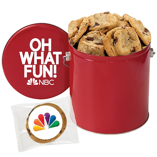 1 Gallon Gourmet Cookie Assortment Tin | Promotional Product Inc.