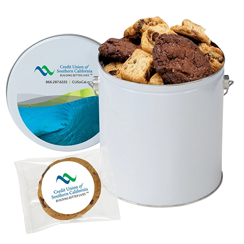 1 Gallon Gourmet Cookie Assortment Tin | Promotional Product Inc.