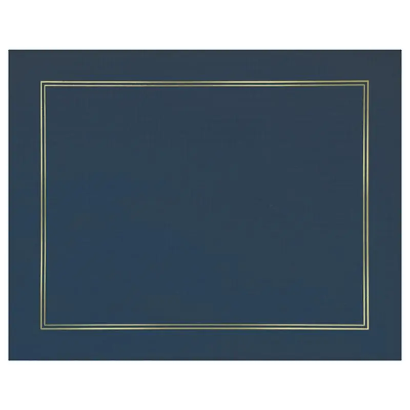 12 3/4" X 10" Two-Fold Certificate Presentation Folder | Promotional ...