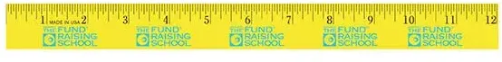 12" Wood Ruler: Custom-Branded Promotional Item