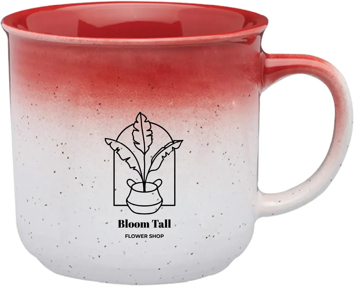 Custom 14 oz. Gradient Bistro Mugs - Customize Your Morning!