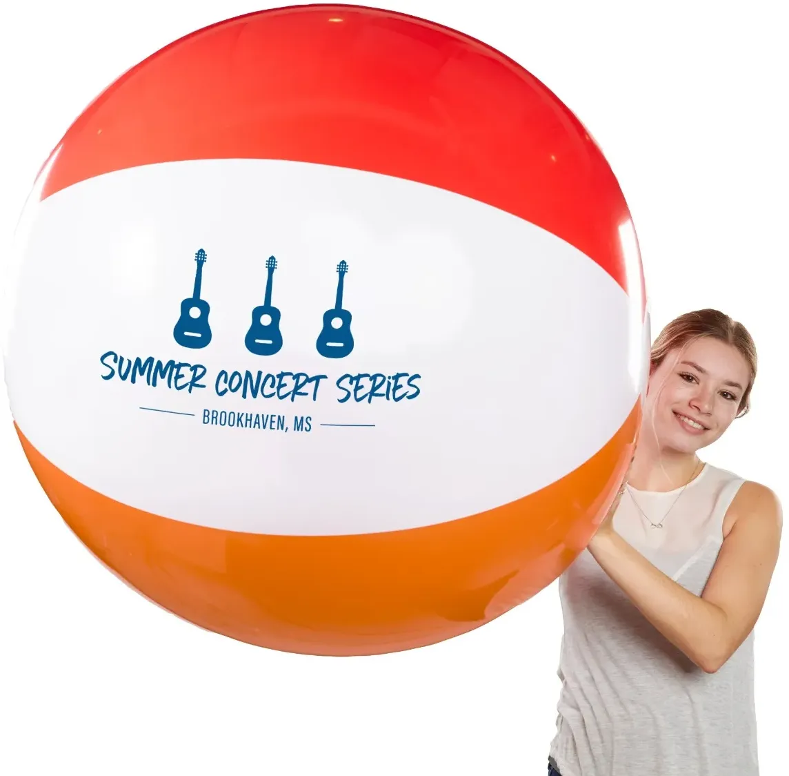 Giant 6 Color Beach Ball - 48" | Promotional Product Inc