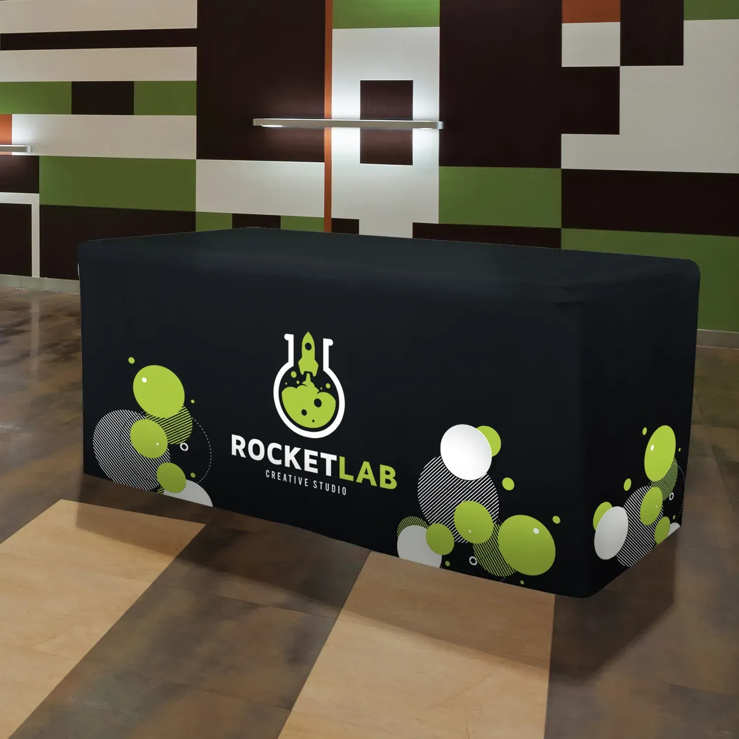 High-Quality 6' Fitted Table Throws - Design & Order Now!