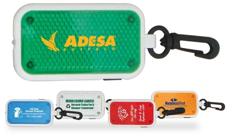 Custom Safety Reflector Light - 3 Functions - Lightweight