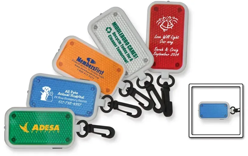 Custom Safety Reflector Light - 3 Functions - Lightweight