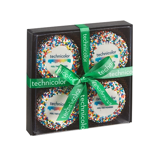 Belgian Chocolate Oreo® Gift Box - 4 pc | Promotional Product Inc.