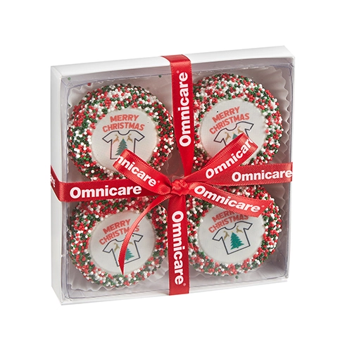 Belgian Chocolate Oreo® Gift Box - 4 pc | Promotional Product Inc.