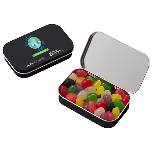 Classic Large Hinged Tin Container Kit | Promotional Product Inc.