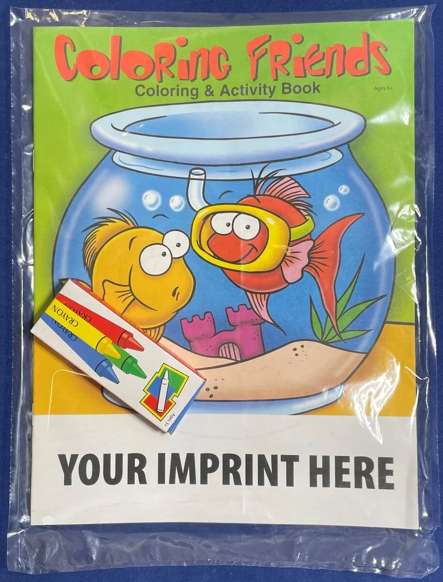 Coloring Friends Coloring & Activity Book - Promotional Product Inc.