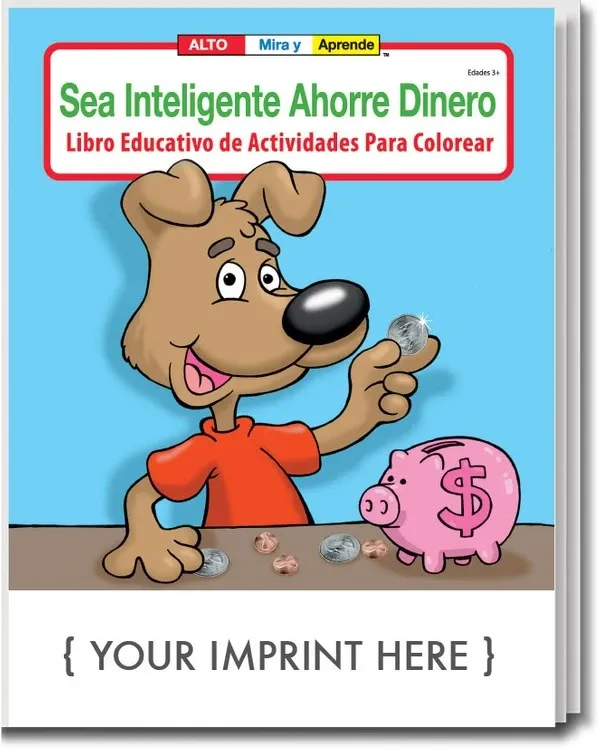 Be Smart, Save Money Coloring & Activity Book - Promotional Product Inc.