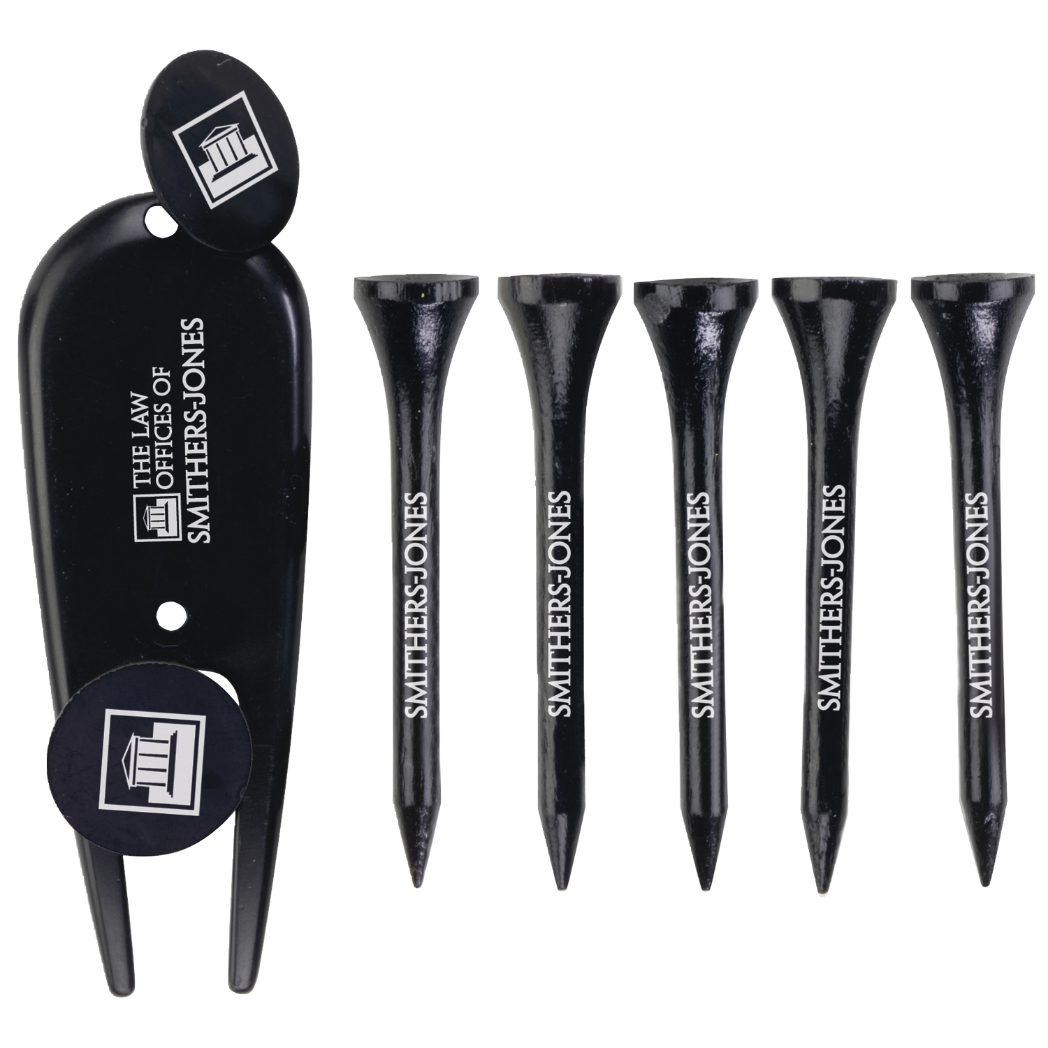 Custom Medalist Golf Tees, Marker and Divot Tool Kit - Promotional ...