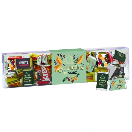 Custom Thanksgiving HERSHEY'S® Mix Gift Box | Promotional Product Inc.