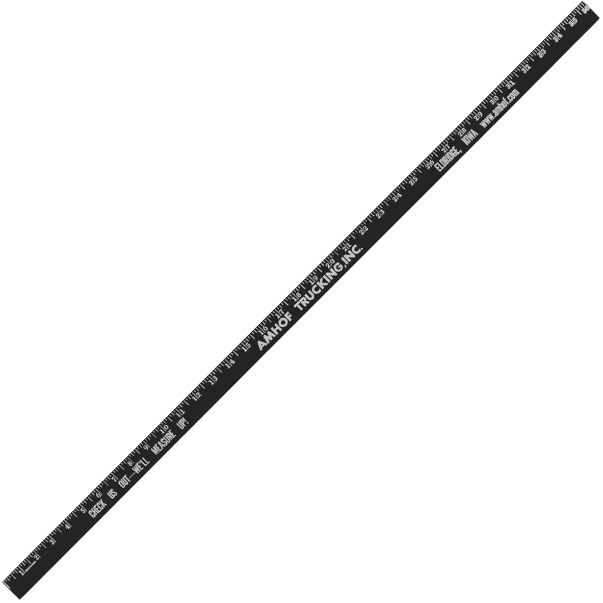 Custom Enamel Finish Yard Sticks - PPI