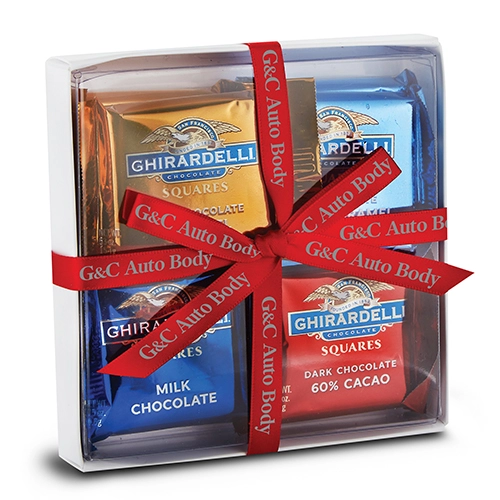 Ghirardelli® 8-Piece Chocolate Gift Box | Promotional Product Inc.