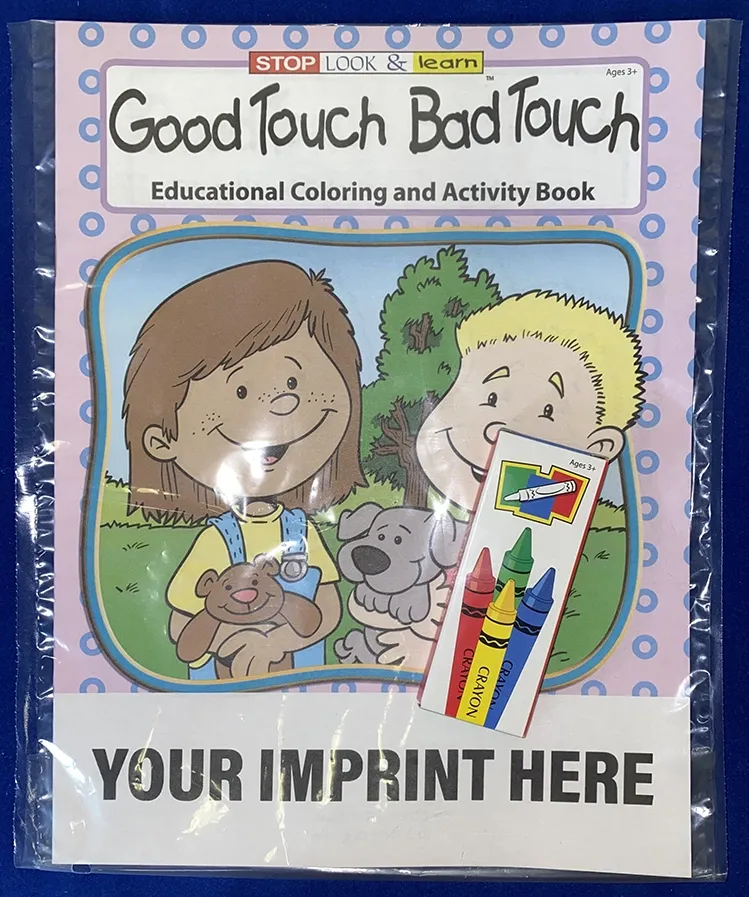 Good Touch Bad Touch Coloring Book | Promotional Product Inc