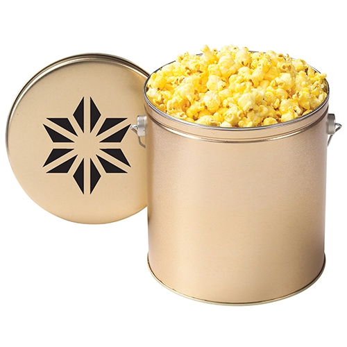 Gourmet Popcorn Assortment Tin - 1 Gallon | Promotional Product Inc.