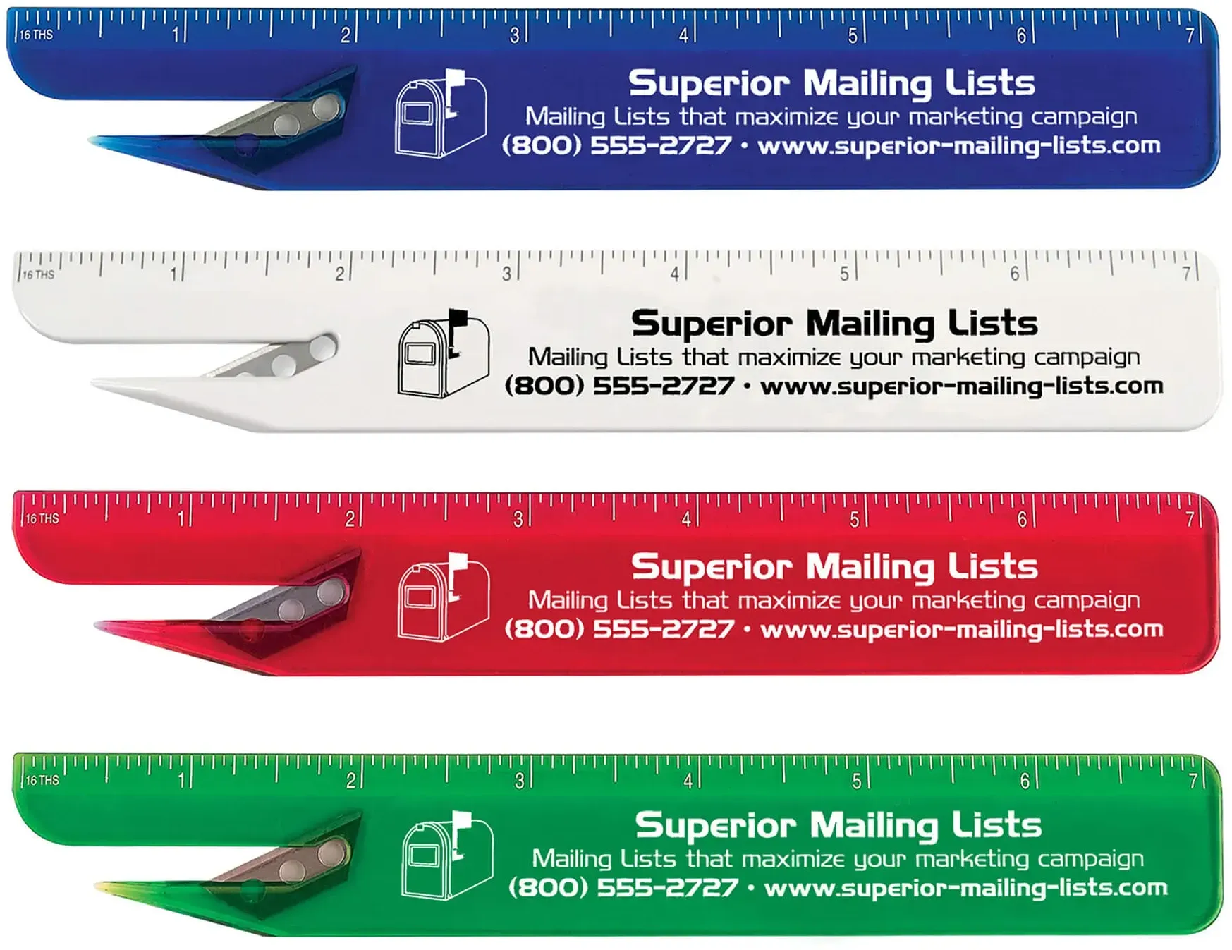 Custom Ruler with Letter Slitter - Dual Function - Buy Now!