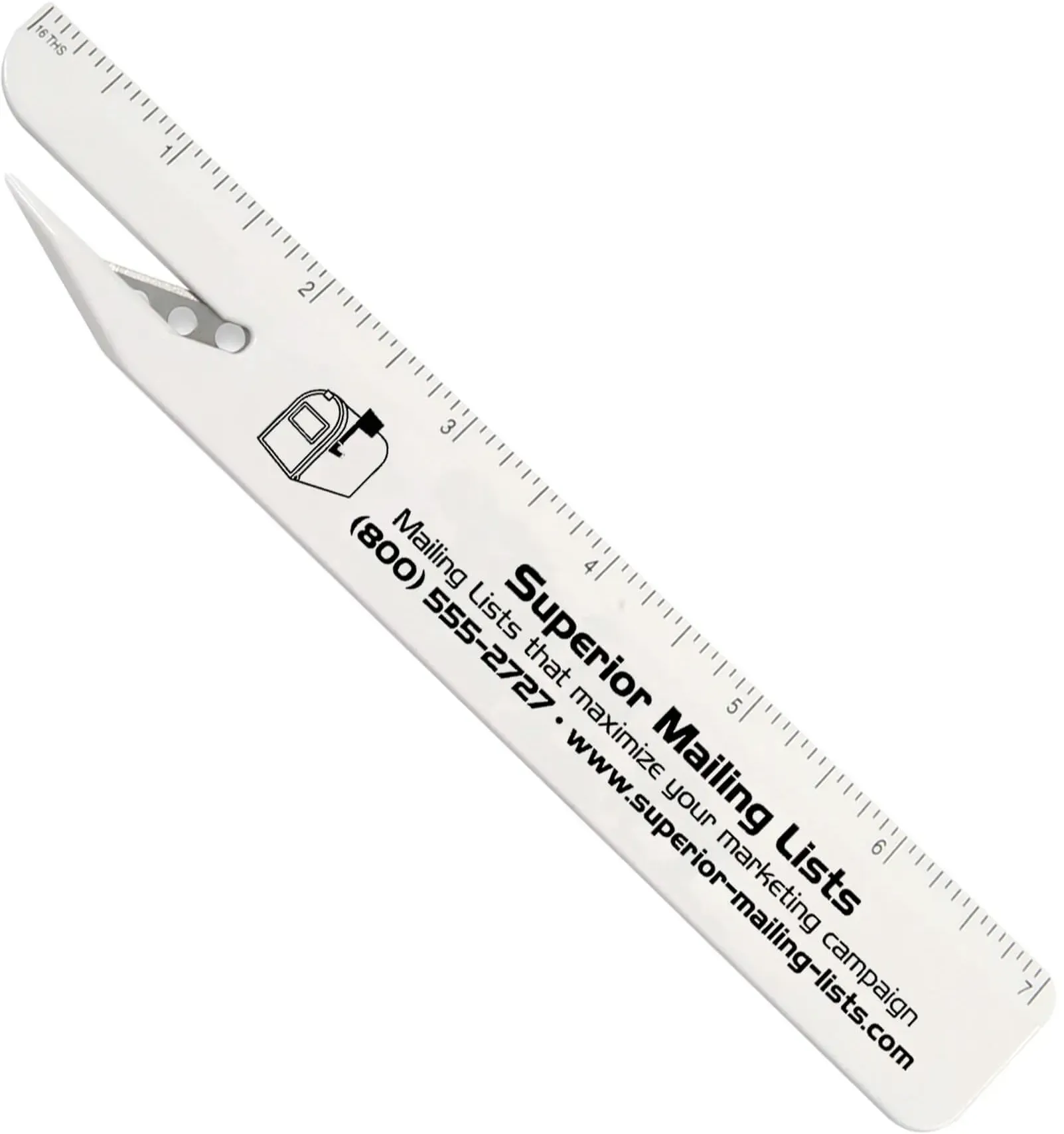 Custom Ruler with Letter Slitter - Dual Function - Buy Now!