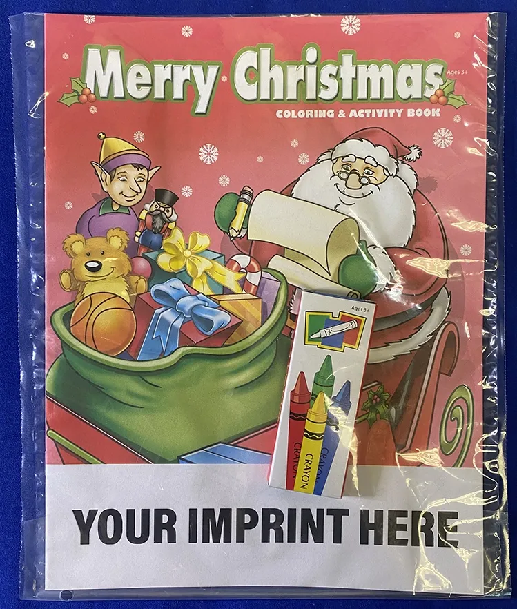 Merry Christmas Coloring & Activity Book - Promotional Product Inc.