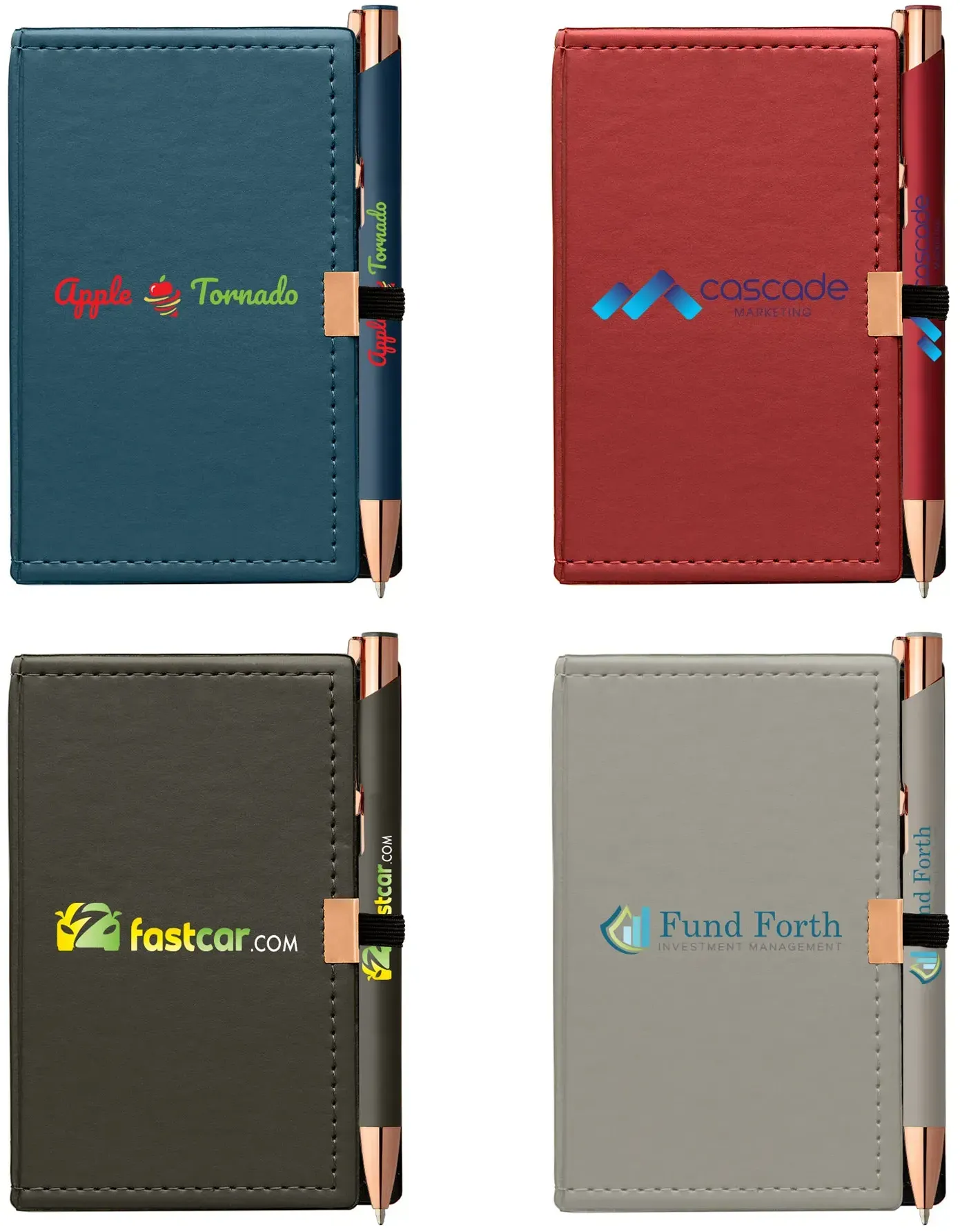 Note Caddy & Crosby Rose Gold Pen Gift Set - ColorJet | Promotional ...