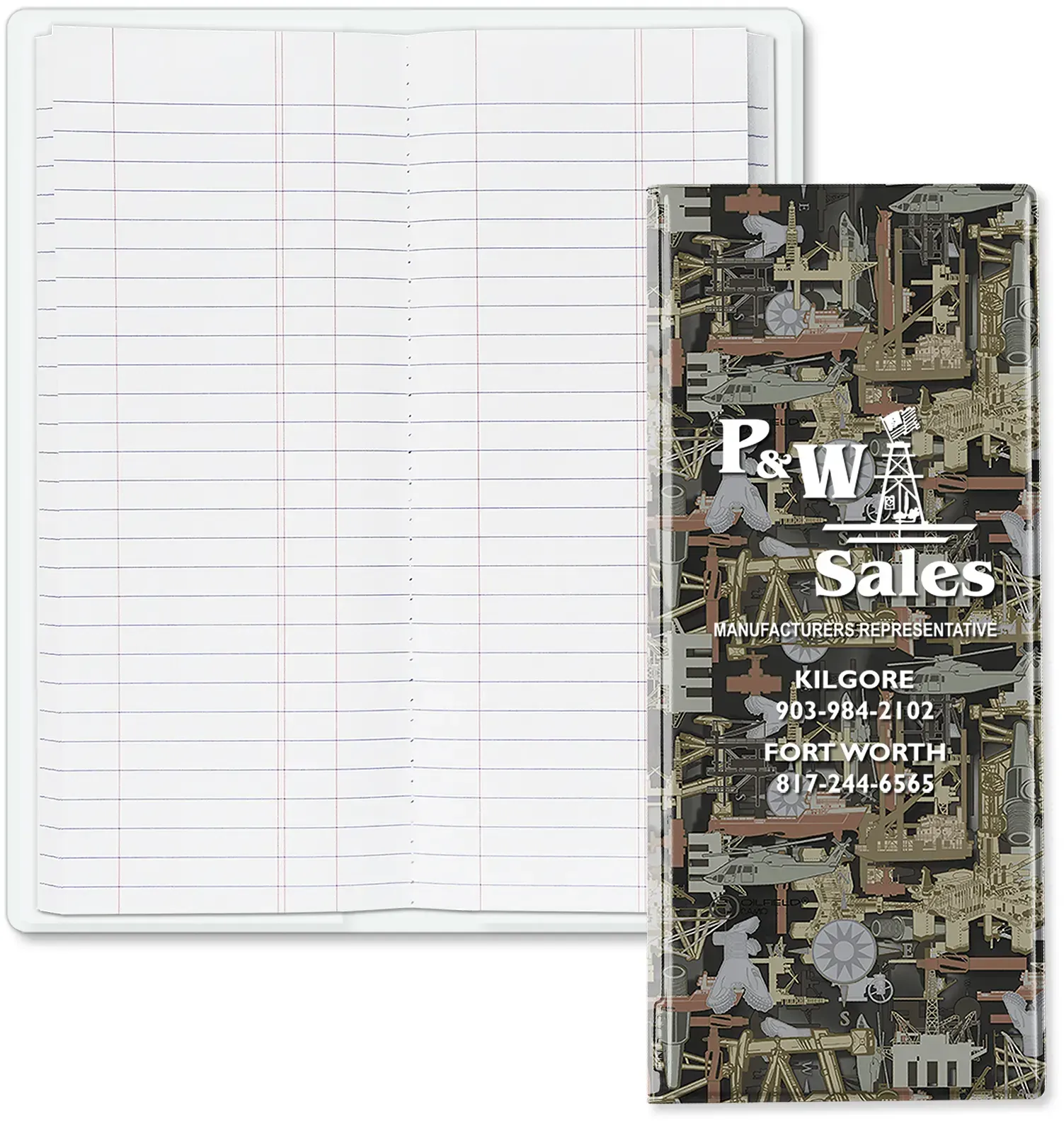 Promotional Oilfield Camo™ Tally Book - Durable | 200 Pages