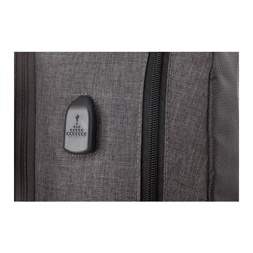 Promotional 17" Laptop Backpack - TSA Friendly with USB Port