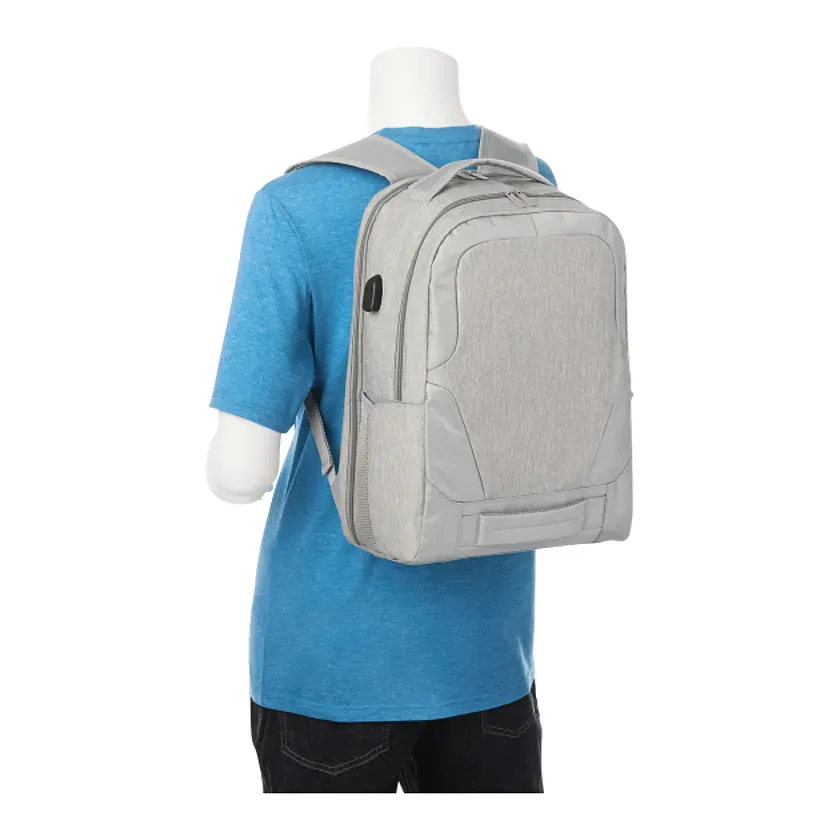 Promotional 17" Laptop Backpack - TSA Friendly with USB Port