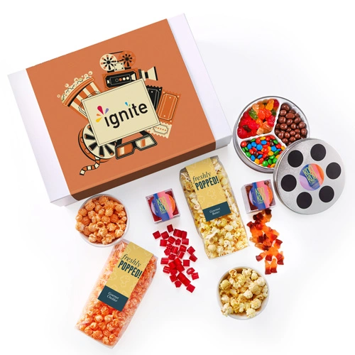 Branded Personalized Popcorn Party Gift Set - Promotional Product Inc.