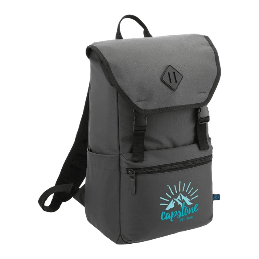 Repreve® Ocean Rucksack | Lightweight | Waterbottle Pocket