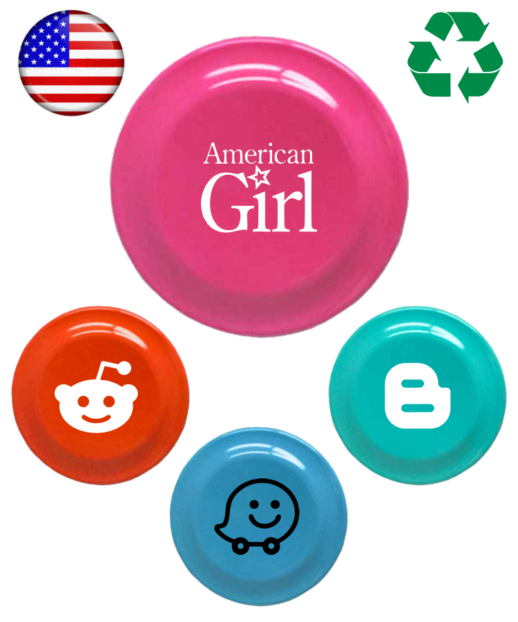 Tropical Colored 9-Inch Round Flying Disc - Frisbee